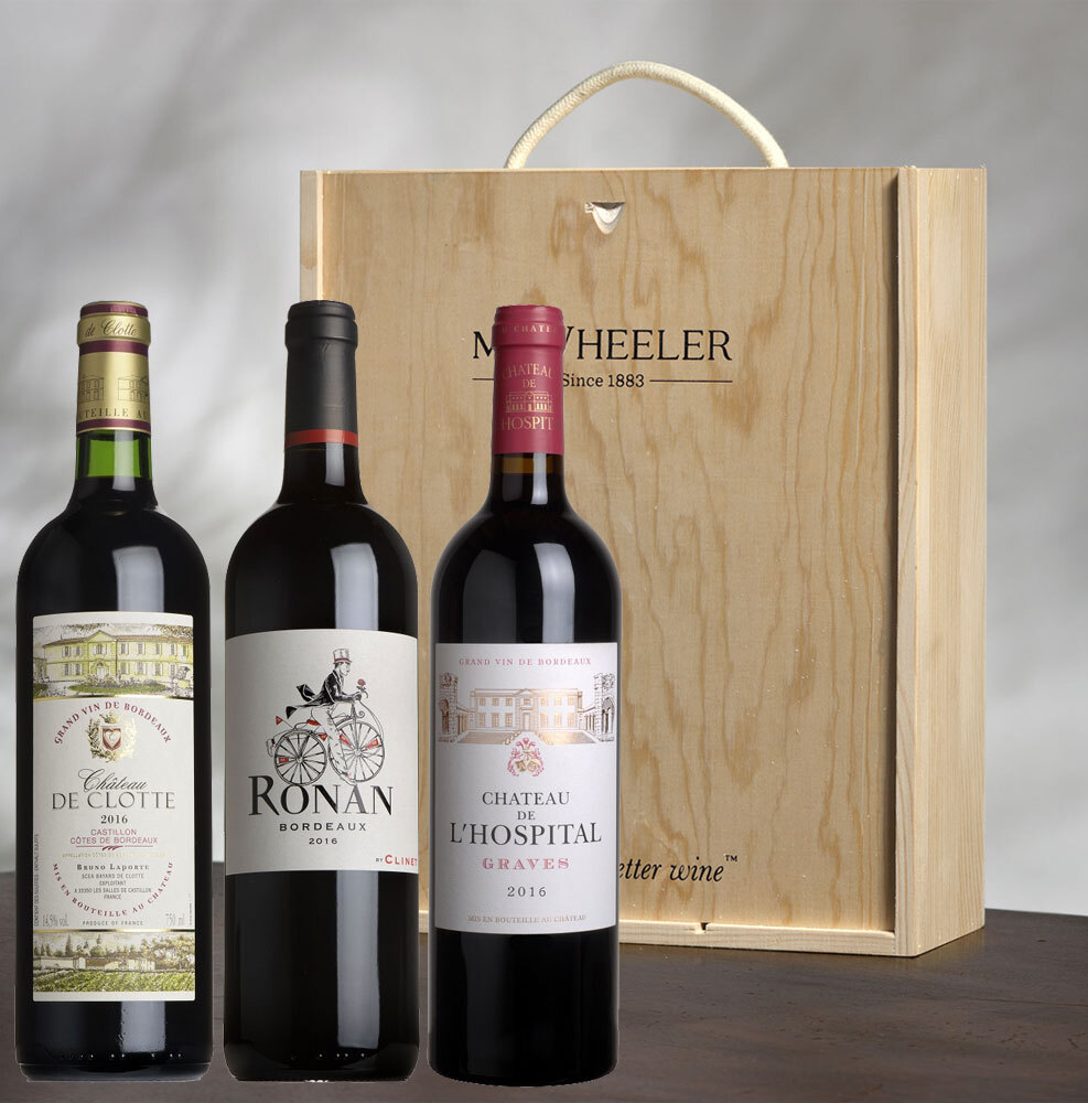 2016 Vintage Claret Trio Gift Box | Mr.Wheeler Wine