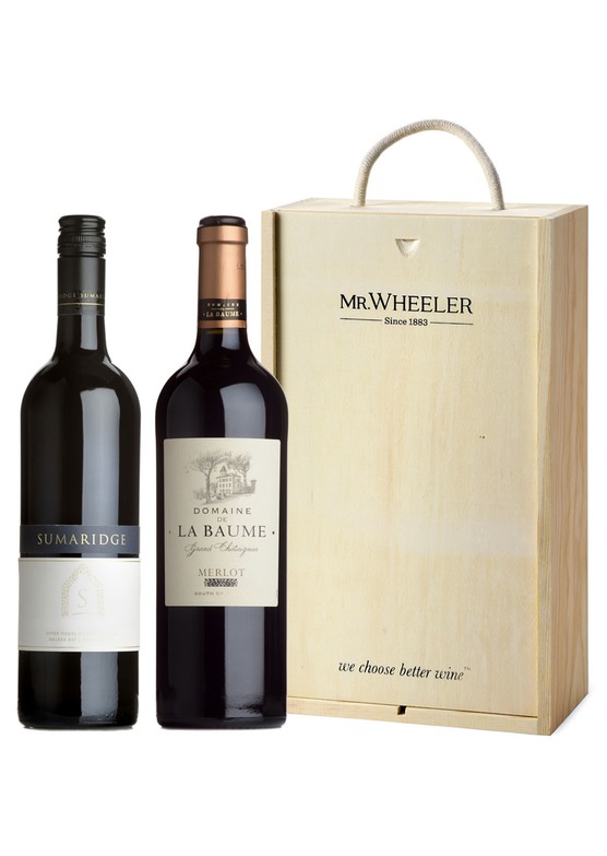 Great Grapes: Merlot Red Wine Duo Gift Box | Mr.Wheeler Wine